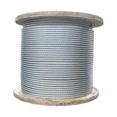 China 0.8mm 1.0mm 1.2mm Galvanized Steel Wire Strand , Ceiling 7 Strand Wire Rope for sale