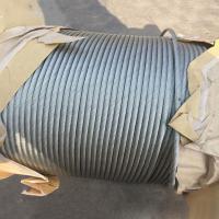 Quality 19x7 Galvanized Steel Wire Rope Anti Rotation Multi Strand Soft 10mm 12mm 14mm for sale