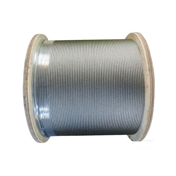 Quality 1*7 Steel Wire Rope Galvanized Steel Cable 7 Wires 1.2mm 1.35mm 1.5mm Lifting Wire Rope for sale