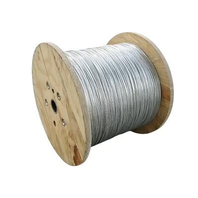 China 7x0.33 Galvanized Steel Strand 1.0mm 1.35mm For Telecommunications for sale