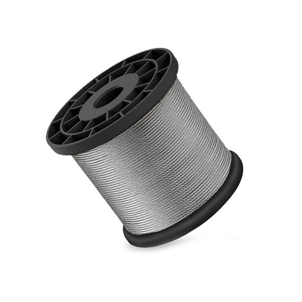 Quality 7x7 Steel Core Galvanized Steel Wire Rope 1.5mm 2.0mm 3.0mm Steel Strand Cable Sling for Bundle Fence Traction for sale