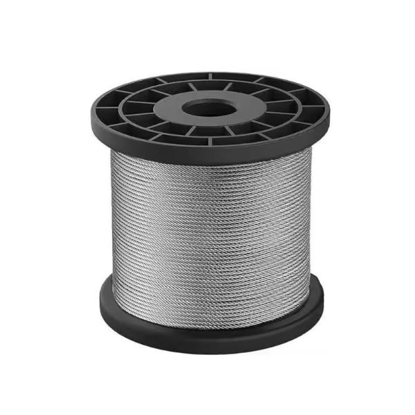 Quality Steel Wire Rope Cable on Spool for Lifting Rigging Construction Marine Winch, Galvanized Stainless Steel, Custom Length Wholesale for sale