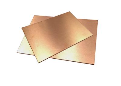 Cina Lamiera di acciaio placcata del rame superiore delle proprietà buona piegando resistenza in vendita