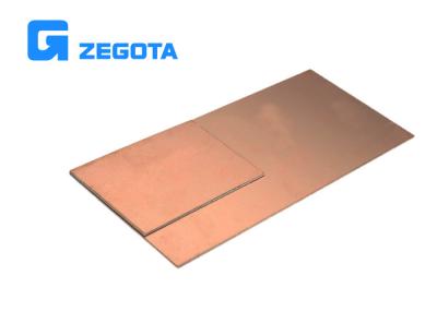 China High Extensibility Copper Clad Steel Sheet , Copper Clad PCB Sheet for sale