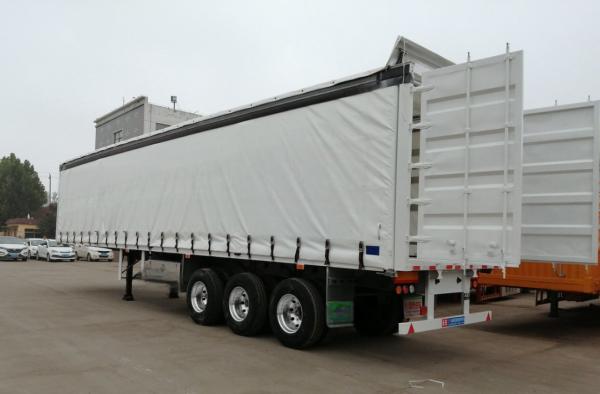 Quality Curtain Side Truck Semi Trailer Sliding Curtain Container Box Truck Fast loading for sale