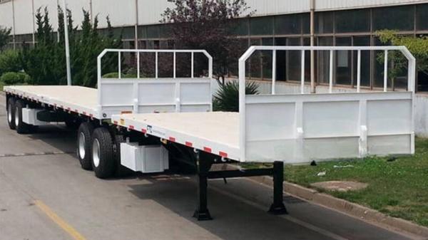 Quality Super Link Flatbed Trailer Loose Cargo Goods 20ft Container 40ft Container for sale