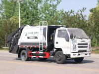 Quality 300L 6 Cubic Meter Compression Garbage Truck With Hydraulic Transmission System for sale
