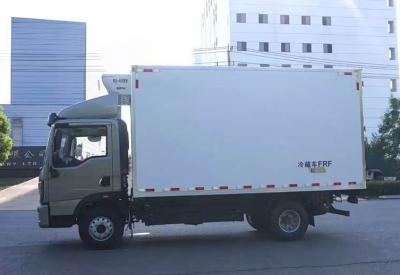 China Sinotruk HOWO 4.2-meter Pure Electric Refrigerated Truck with 140kW Permanent Magnet Motor and Integrated 2-Speed e-Axle for sale