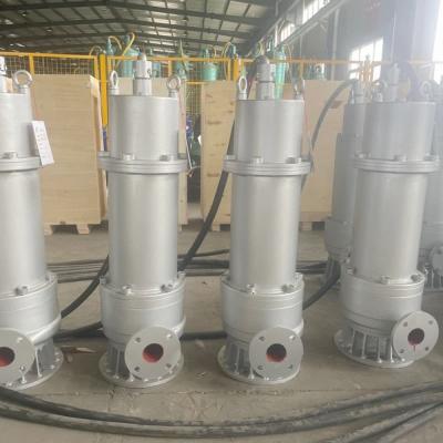 Cina 22kw 16hp 200m3/h 20m Head Duplex Acciaio inossidabile Pompa per acqua sommergibile 304/316/316L in vendita