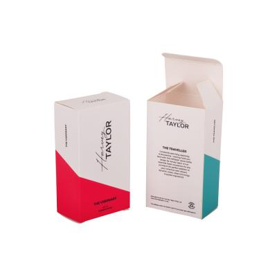 China Rettangolo di lusso di Art Paper Perfume Packing Box con la chiara inserzione del PVC for sale
