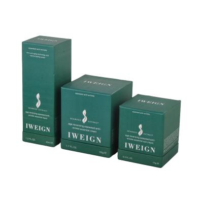 Cina L'imballaggio di colore verde profuma la scatola Eco 7x7x10cm riciclabili amichevoli in vendita