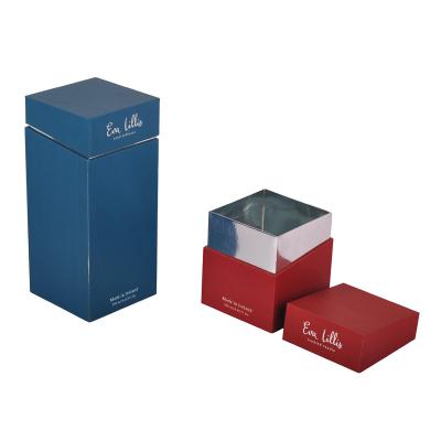 Cina La bottiglia di profumo rossa blu inscatola la stagnola calda Stampping del cartone di 2mm in vendita