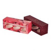 China Coated Paper Custom Candle Boxes With Inserts Red Color ISO9001 Certified for sale
