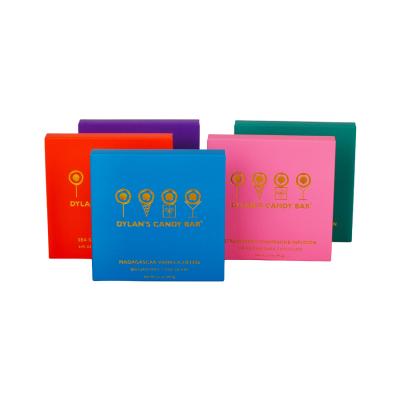 Cina Contenitori amichevoli di carta strutturati di cioccolato di Eco dimensione pieghevole di 6 x di 6 x di 6cm in vendita