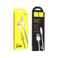 China Custom Electronics Cardboard Box , Flat Charging Cable Box With Hanger for sale