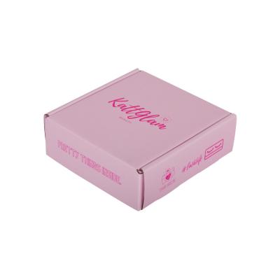 Cina Colore di carta cosmetico dei contenitori di imballaggio di rosa CMYK con il logo di timbratura caldo in vendita