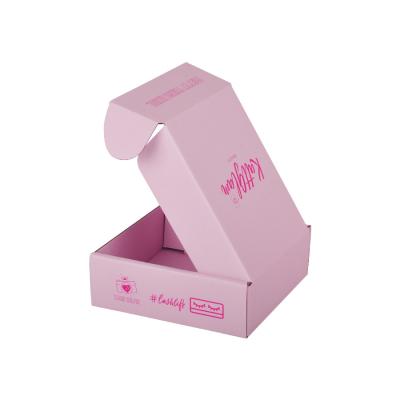 Cina Colore di carta cosmetico dei contenitori di imballaggio di rosa CMYK con il logo di timbratura caldo in vendita