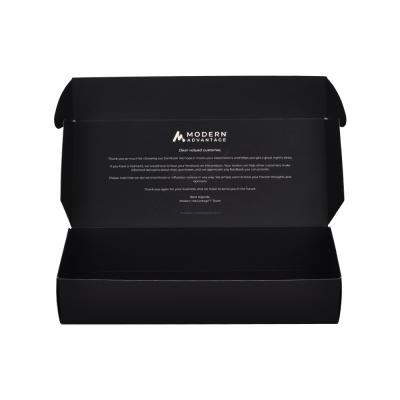 Cina Matt Lamination Corrugated Boxes Packaging Eye Patch Set Black Coated Paper in vendita