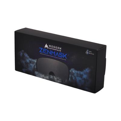 Cina Matt Lamination Corrugated Boxes Packaging Eye Patch Set Black Coated Paper in vendita