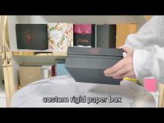 Black Cardboard Electronics Paper Box Packaging Games Console With Lids And Bottom