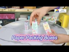Rectangle Cosmetic Paper Box Packaging Essential Oil Skincare Products