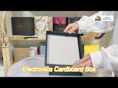 Black Cardboard Electronics Paper Box Packaging Games Console With Lids And Bottom