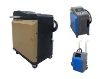 China Portable Backpack 100W 200W 500W 1000W Laser Rust Removal Gun for Metal Paint Cleaning for sale