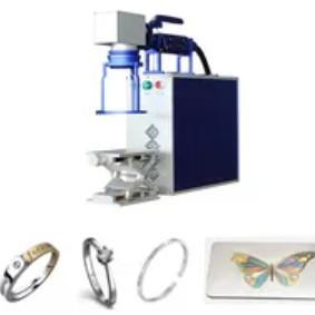 Cina Macchina della marcatura del laser della fibra del metallo 50W 3d di colore di Mopa in vendita
