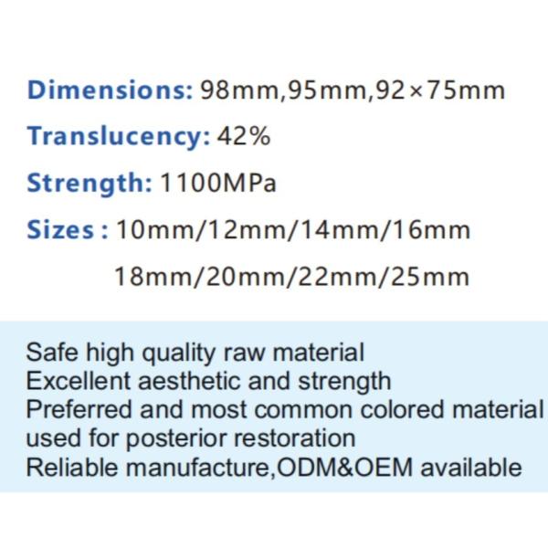 Quality ST Colored Zirconia Block for sale