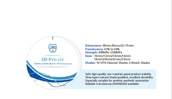 Quality 3D-Pro Multilayer Zirconia Block for sale