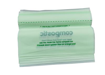 Cina ziplock concimabile biodegradabile risigilla le borse EN13432 certificate in vendita