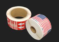 China Waterproof Custom Shipping Labels 500 Labels / Roll Printer Label Sticker for sale