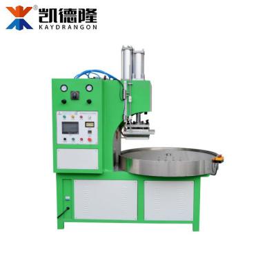 China Automatic 4 position round plate high frequency welding blister packing machine for sale