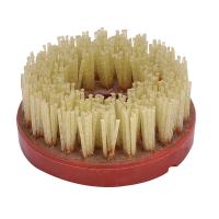 China 100mm Circular Diamond Brushes M14 For Processing Leather Finish for sale