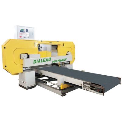 중국 수평 쌍 절단 기계 대리석 슬래브 블록 분할 기계 돌 밴드 톱 기계 판매용