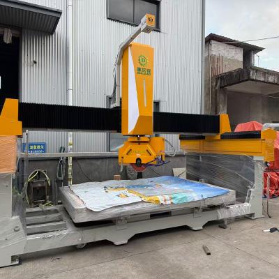 China 5 Axis CNC Stone Cutting Machine 3D Cutting & Engraving Stone Equipment for sale