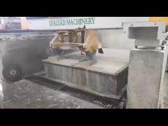 PLC CNC Steenprofielmachine Lineaire profielmachine 15kw Met dubbele messen