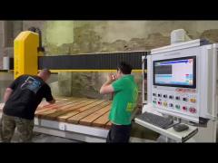 Aanpasbare 4-assige cnc-snijmachine voor stenen marmer, graniet, toonborden, keukenborden