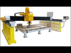 Automatische steenpoetsmachine met één kop voor marmeren granietblokken