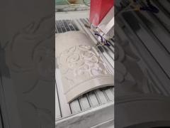Single Head Swing Head CNC Milling Machine For Arc Curved Surface