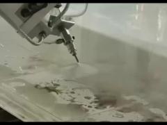 5 Axis CNC Waterjet Cutting Machine Water Jet Cutting Machine for 45 Degree Cutting for Stone Metal Glass Plastic