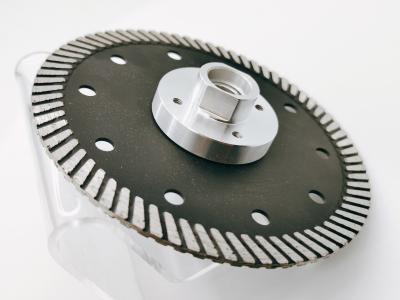 Cina 115 mm lame di seghe a diamante turbo sottile continua per applicazioni di taglio e macinatura in vendita