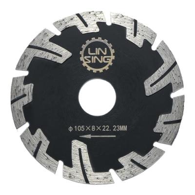 Cina Disco turbo a segmento sottile 230 mm T tipo lama di seghe di diamanti per il taglio della pietra di marmo in vendita