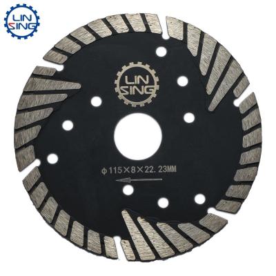 Cina Disco turbo a segmento sottile 230 mm T tipo lama di seghe di diamanti per il taglio della pietra di marmo in vendita