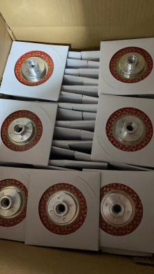 Cina Disco di taglio in marmo elettroplata da 180 mm con flange M14 e supporto OEM personalizzato in vendita