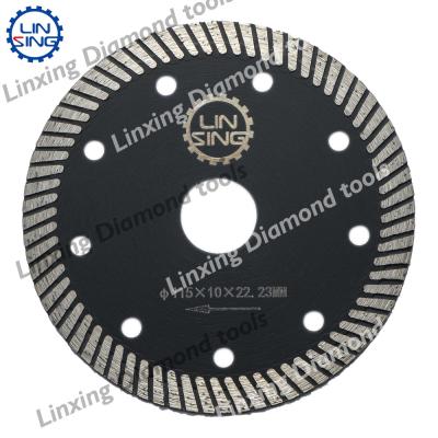Cina 20mm/22.23mm Arbor Turbo Mesh Lama di seghe di diamanti per il taglio di pietra di marmo in vendita