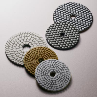 Cina Pad di lucidatura di diamanti bagnati per granito marmo quarzo pietra 7 pezzi set in vendita