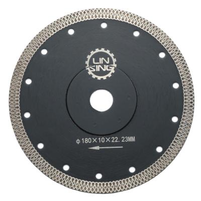 Cina Lame da sega a diamanti turbo da 180 mm per tagliare e macinare strumenti su piastrelle di marmo in ceramica in vendita