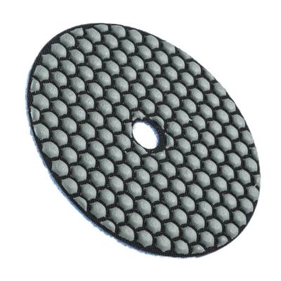 Cina Granito Marmo Quarzo Pietra lucidatura Abrasivi Strumenti Resina secca Bond Diamanti Pad 7 pollici in vendita