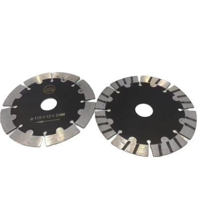 Cina Diametro 115 mm Turbo Segmentato Disco Taglia denti per Marmo Granito Bricks Asfalto Marciapiede in vendita